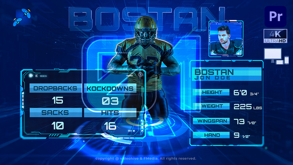 Sports Players Introduction - Premiere Pro, Premiere Pro Templates