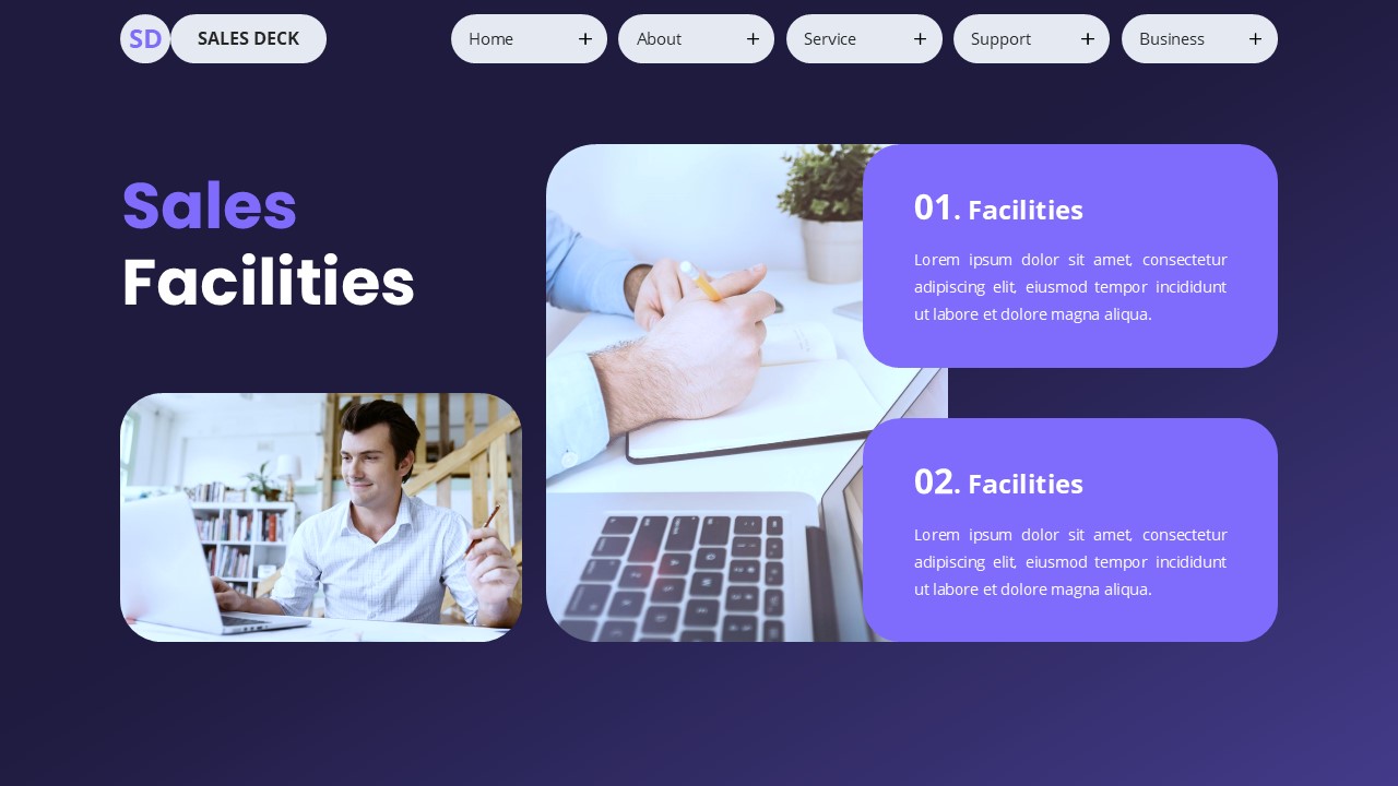 Sales Deck - Business Powerpoint Templates, Presentation Templates