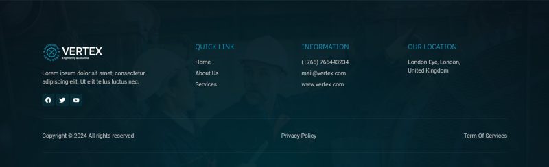 Vertex - Engineering & Industrial Services Elementor Template Kit by Kitpro