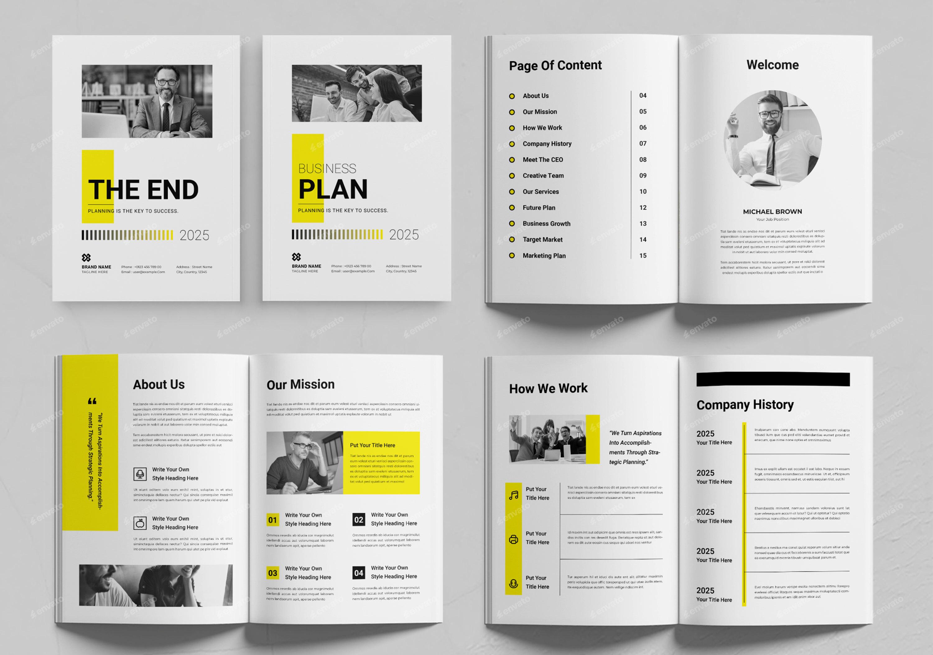 Business Plan Brochure, Print Templates | GraphicRiver