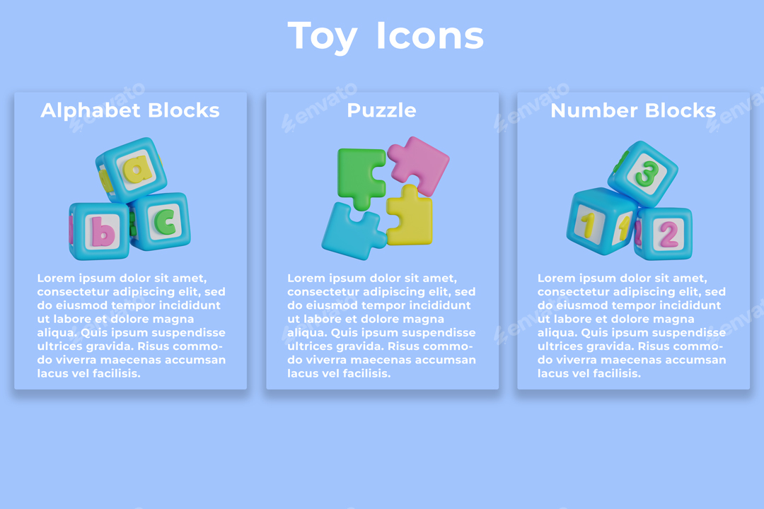 3D Toy Icon, Graphics | GraphicRiver