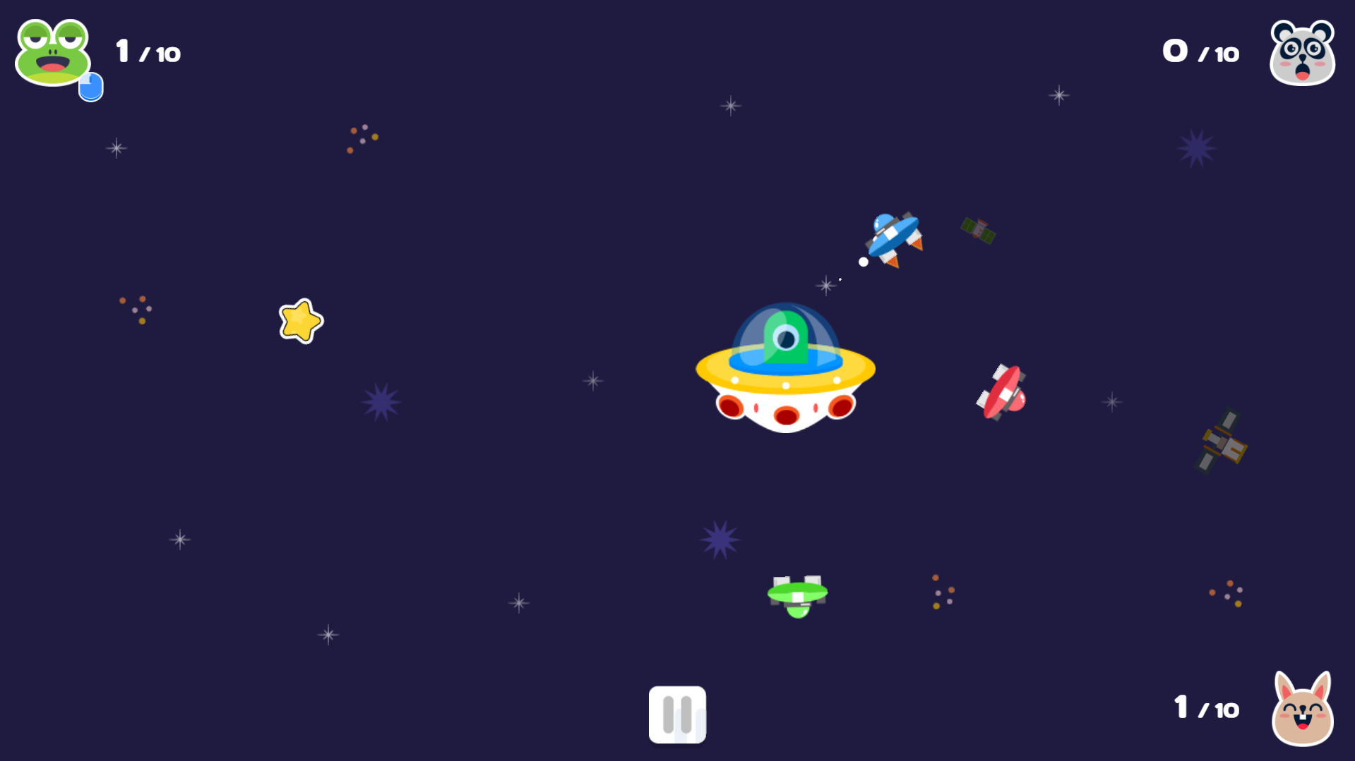 Space Ship 1 4 Player Mode 3 Modes 3 Games Construct 3 C3p By Thisismerson