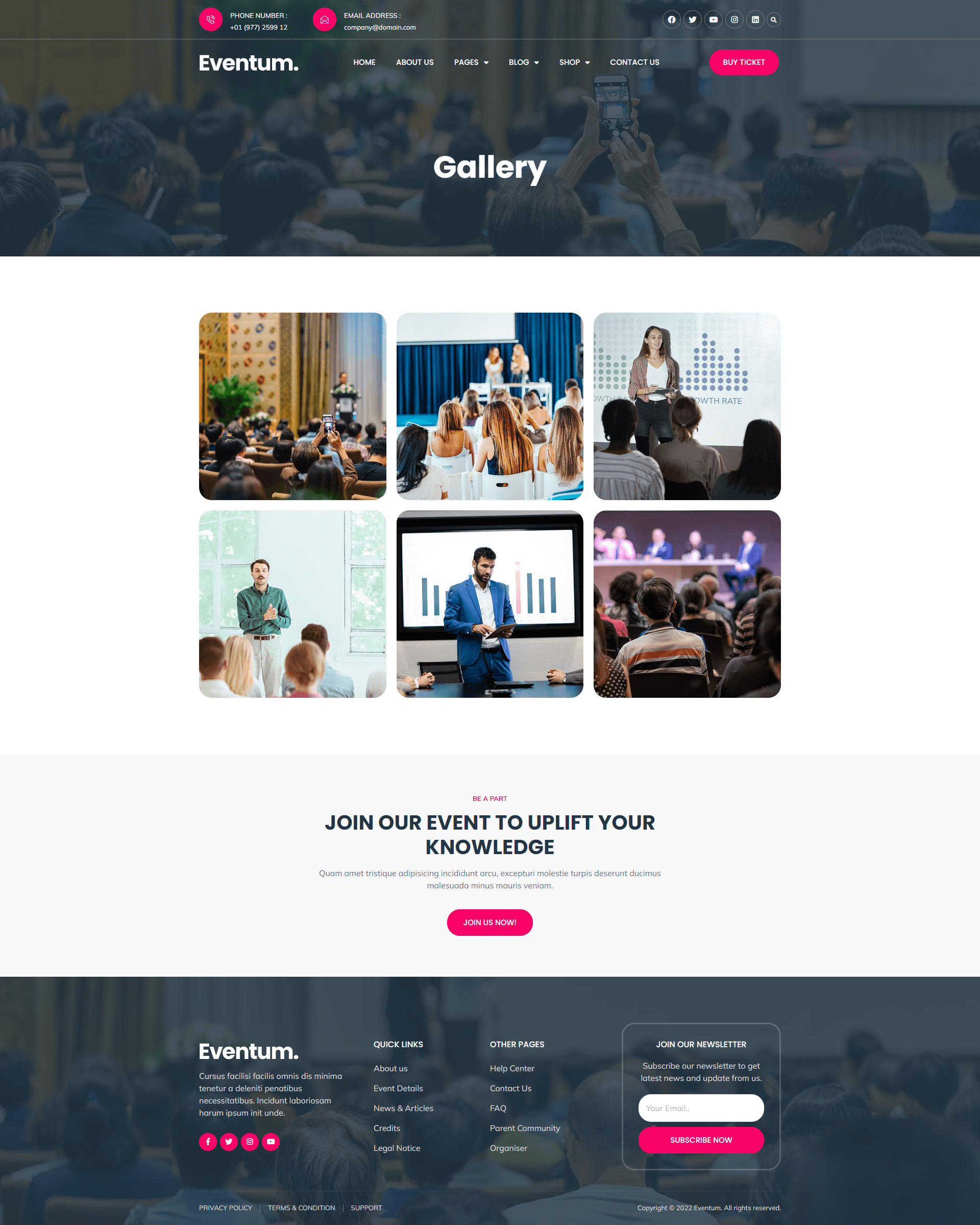 Eventum – Event & Conference Figma Template by bosathemes | ThemeForest
