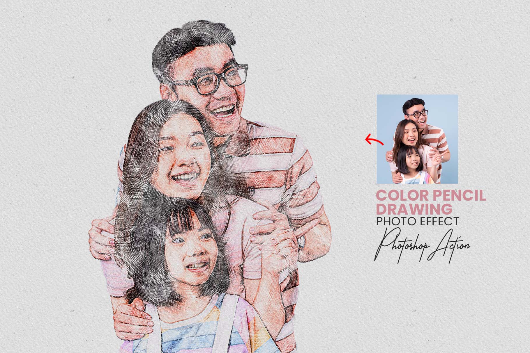 Color Pencil Drawing Action, Add-ons | GraphicRiver