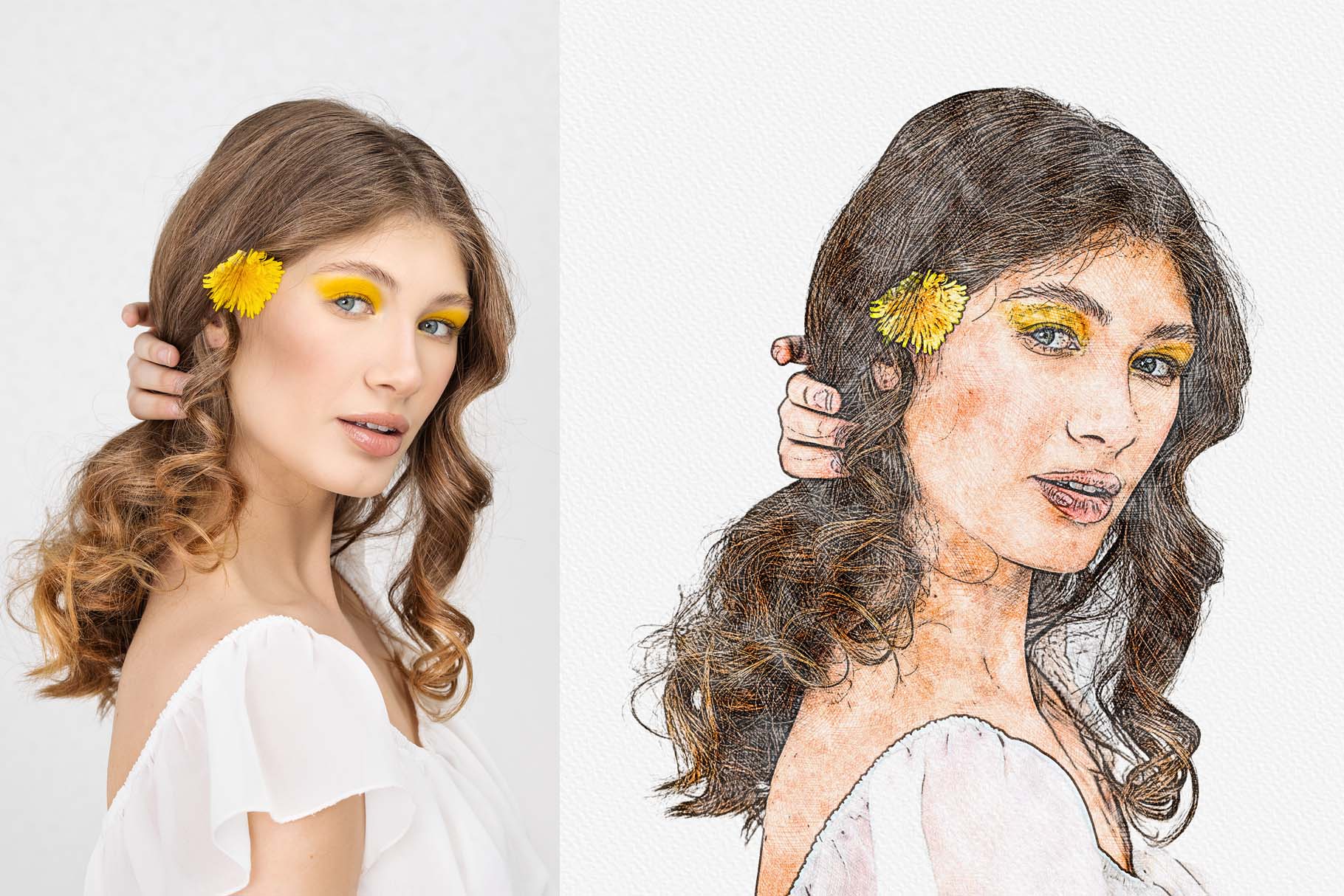 Color Pencil Drawing Action, Add-ons | GraphicRiver