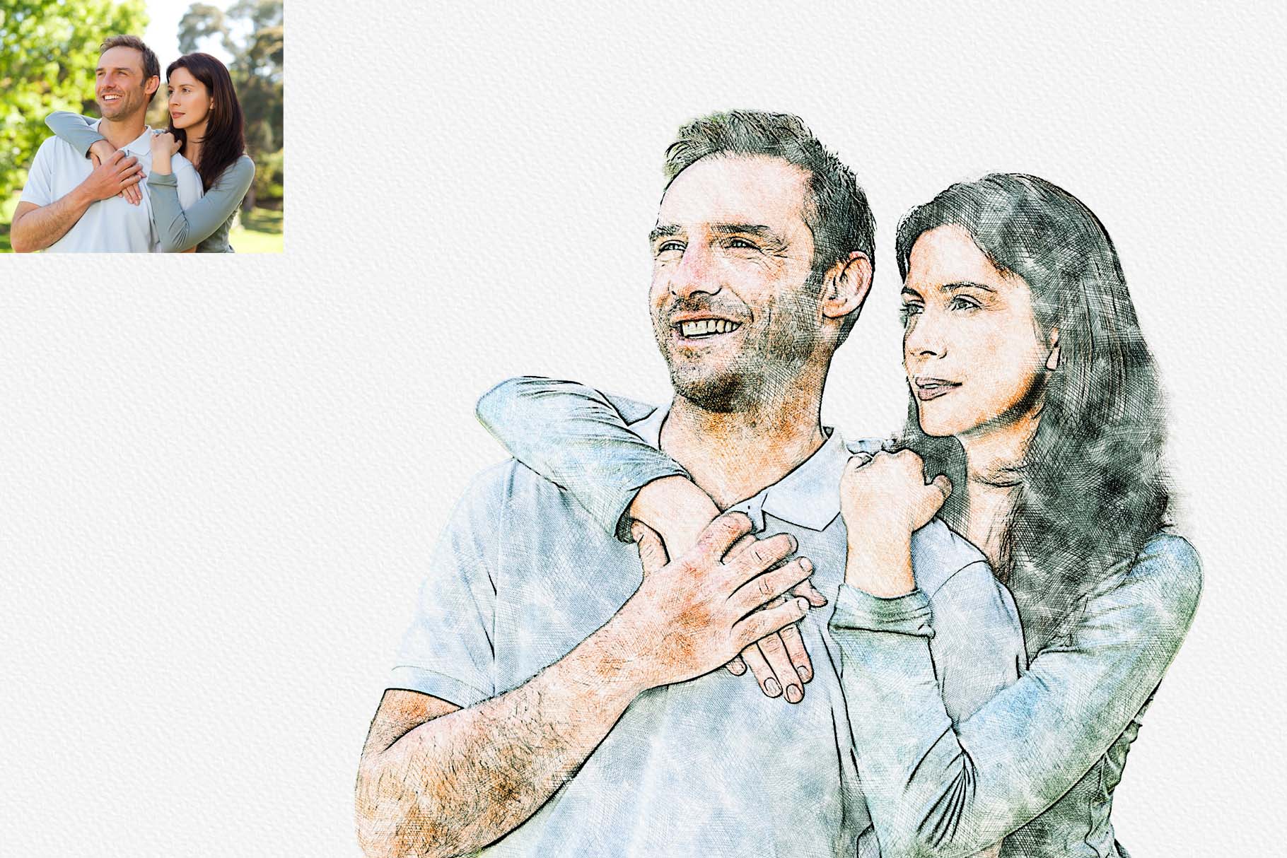 Color Pencil Drawing Action, Add-ons | GraphicRiver