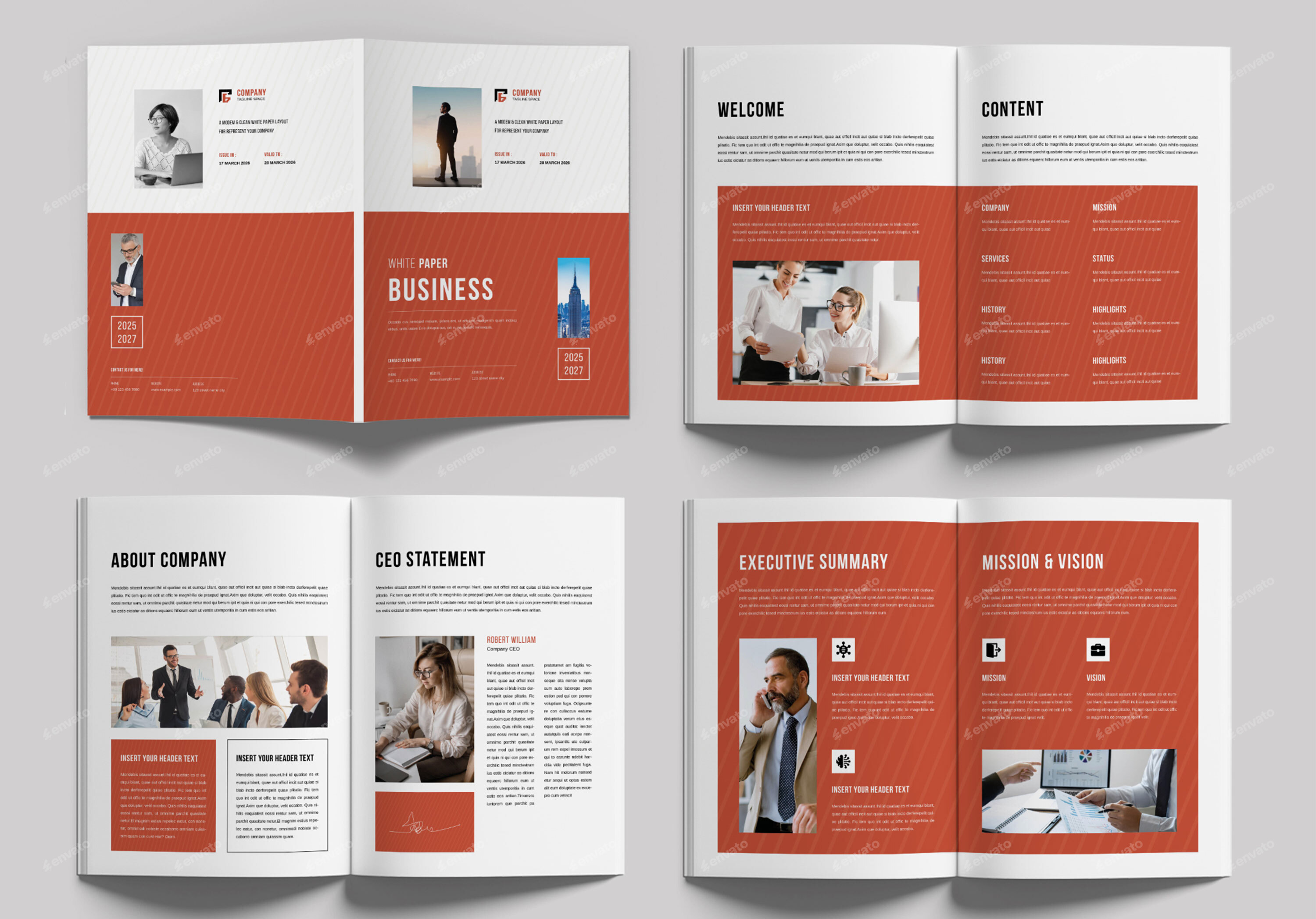 White Paper Layout Design Template, Print Templates | GraphicRiver