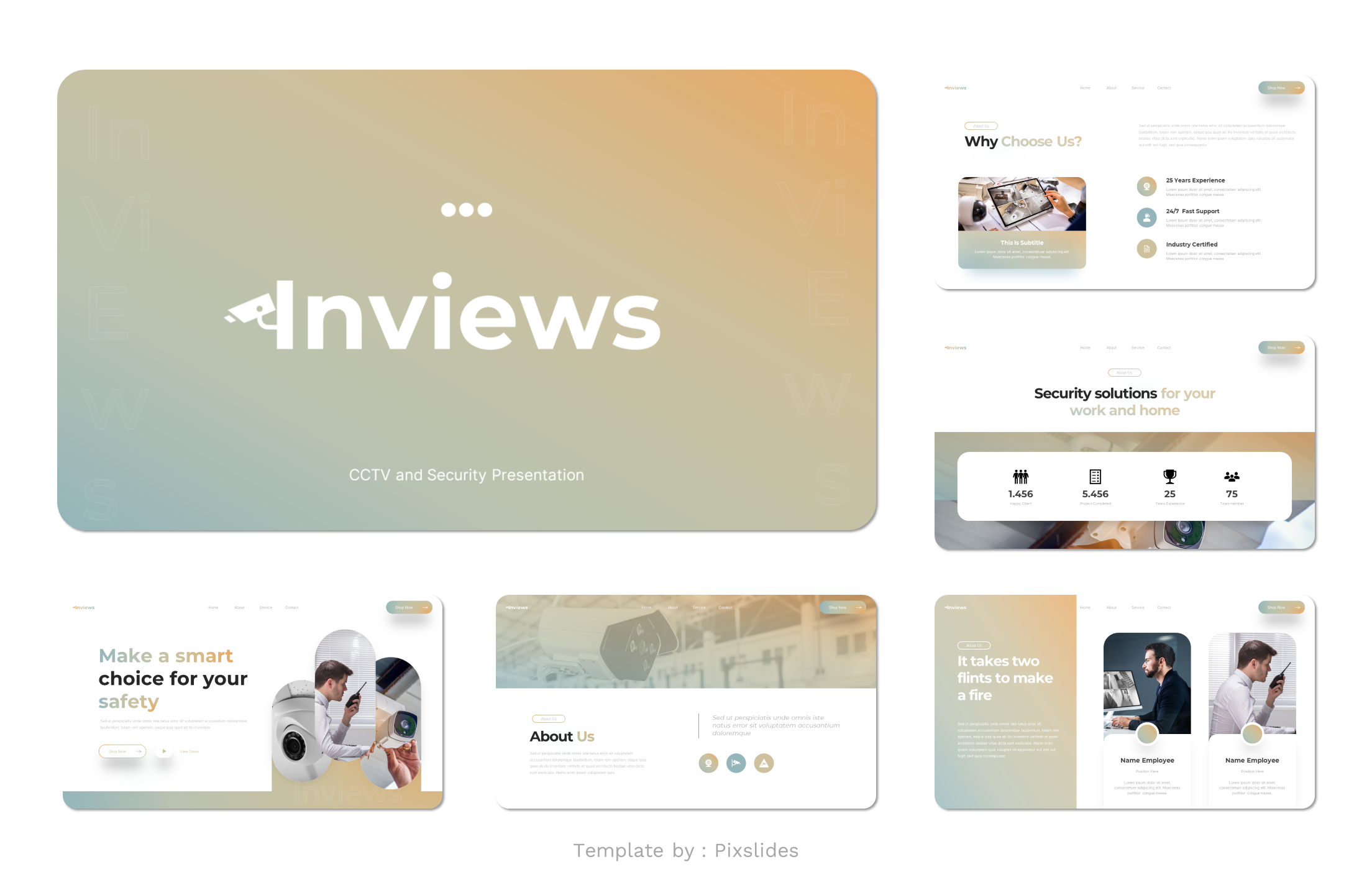 Inviews - CCTV & Security PowerPoint Presentation Template ...