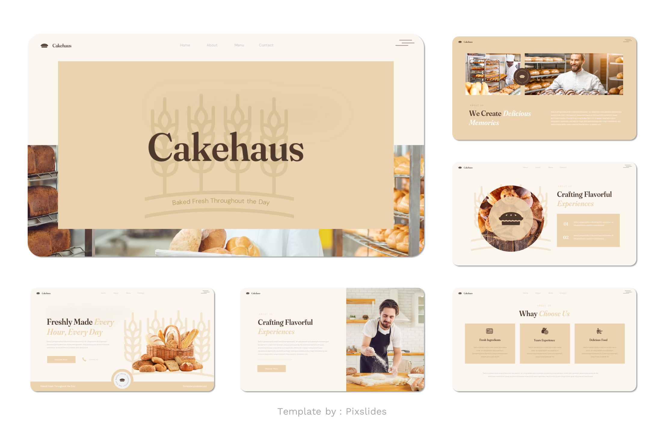 Cakehaus - Bakery and Pastry PowerPoint Presentation Template ...