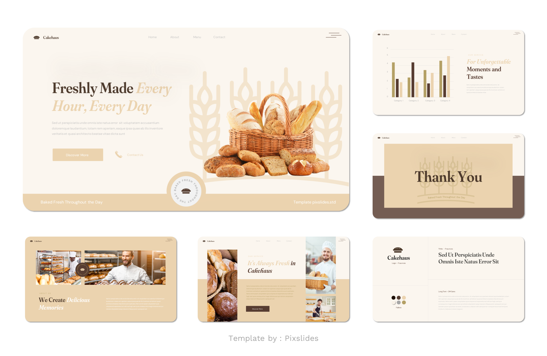Cakehaus - Bakery and Pastry PowerPoint Presentation Template ...