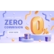 Zero Commission Promotional Banner, Vectors | GraphicRiver