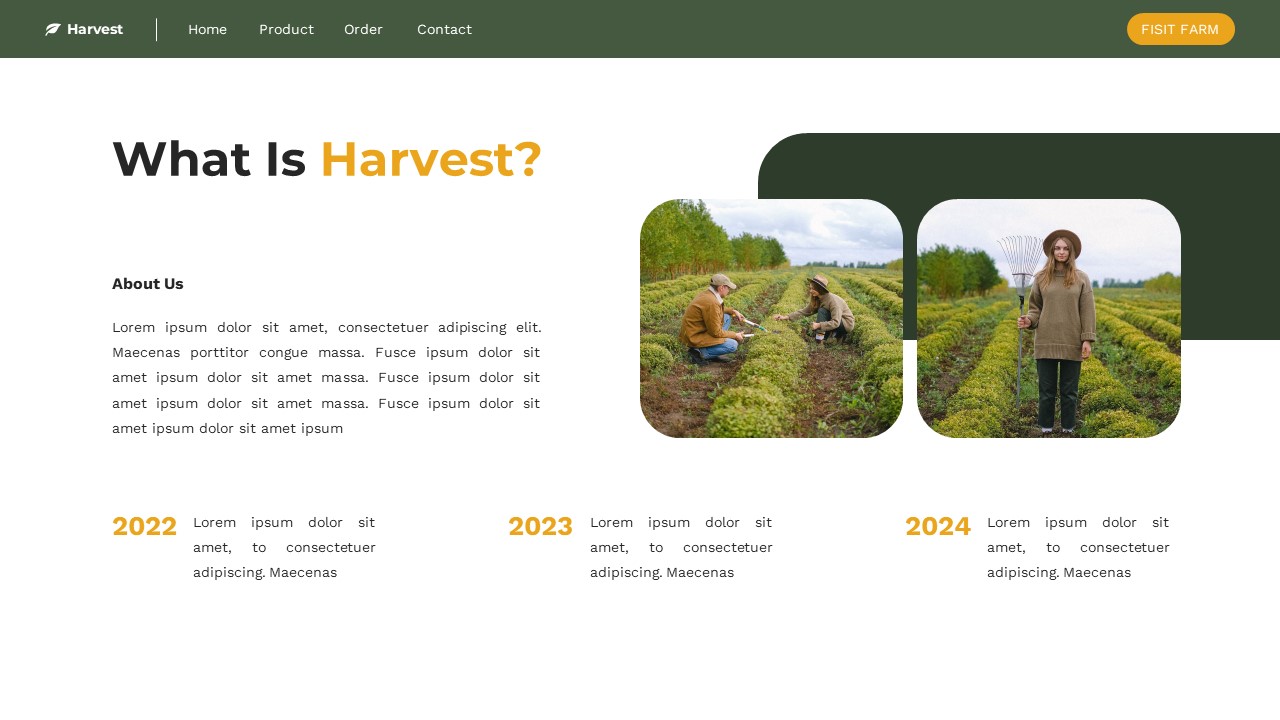 Harvest - Farm Google Slide Templates, Presentation Templates ...