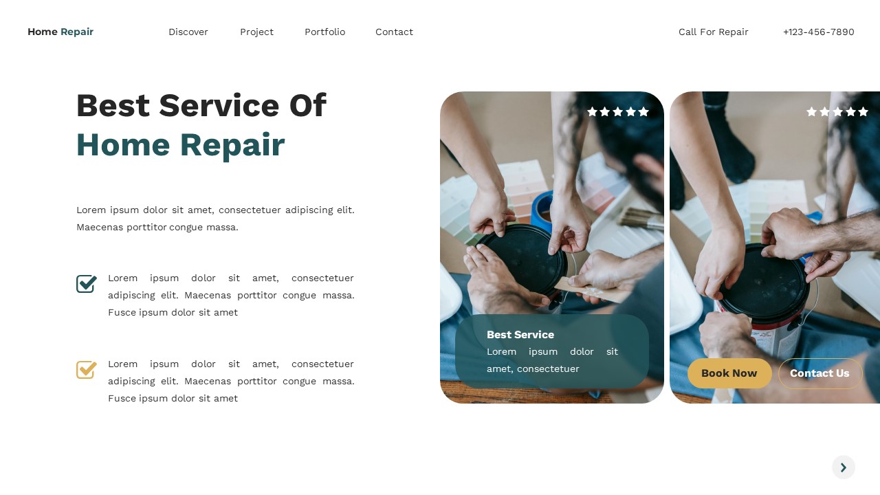 Home Repair - Home Service Powerpoint Templates, Presentation Templates