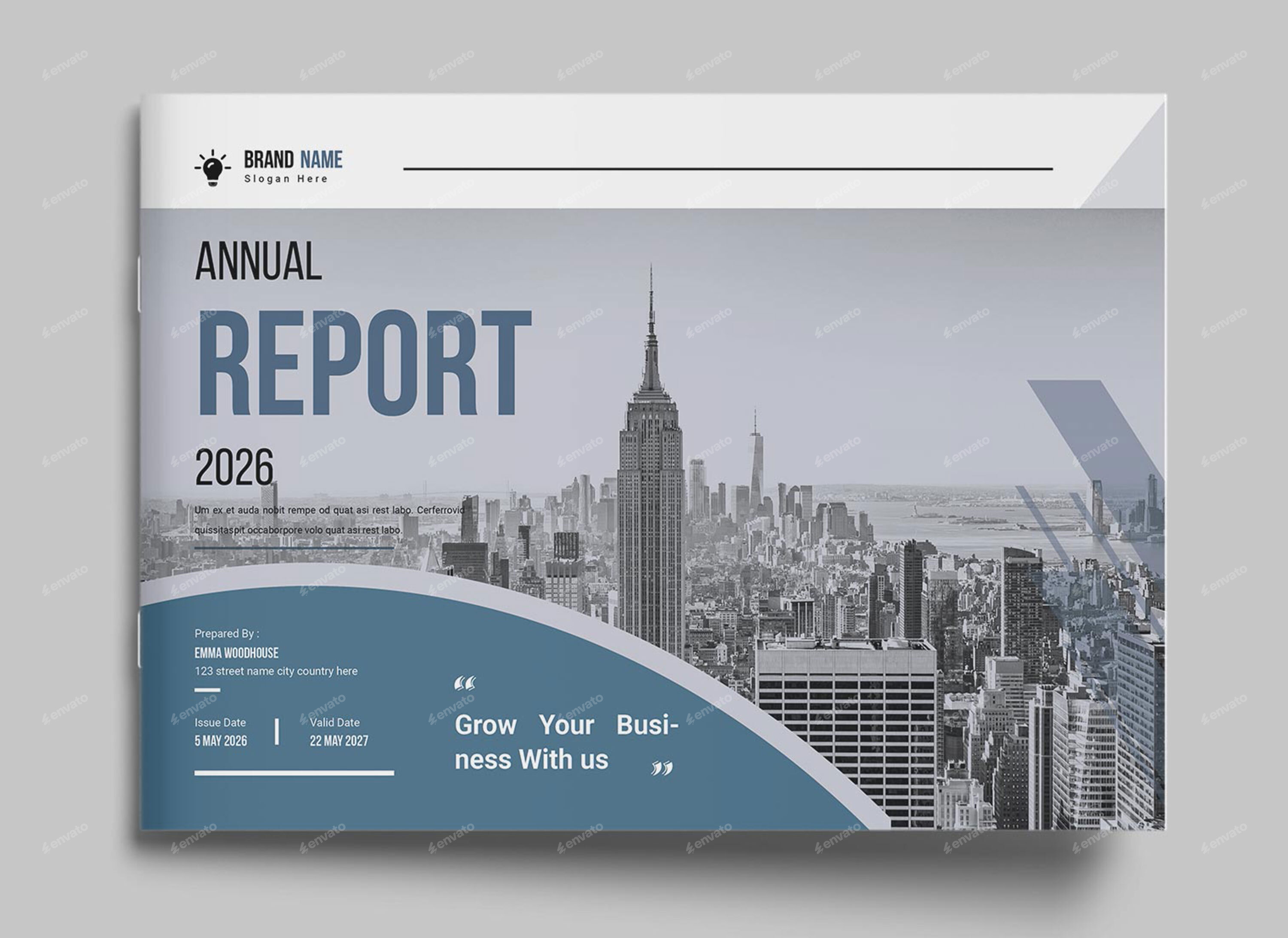 Annual Report Template, Print Templates | GraphicRiver