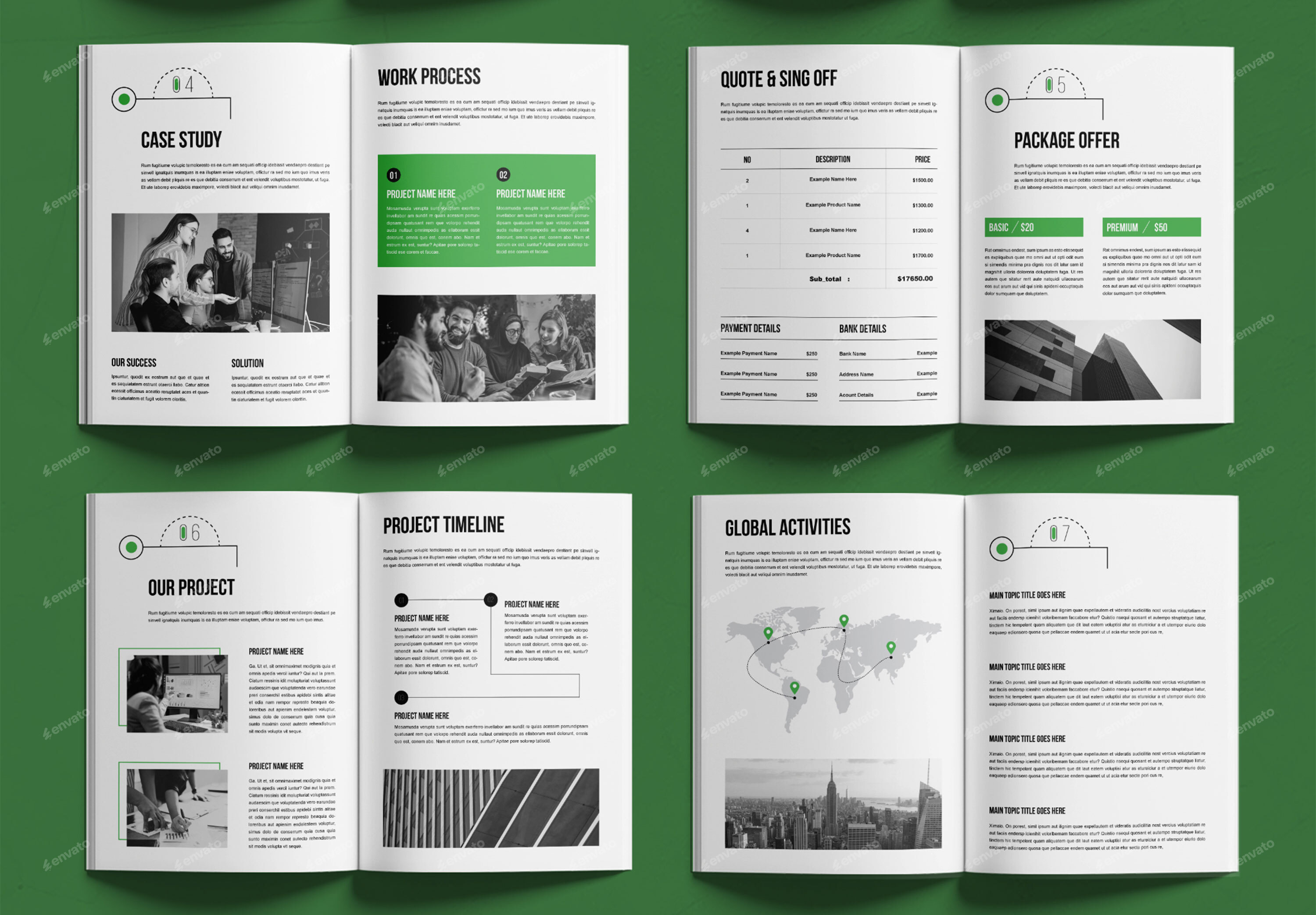 Business Proposal Design, Print Templates | GraphicRiver