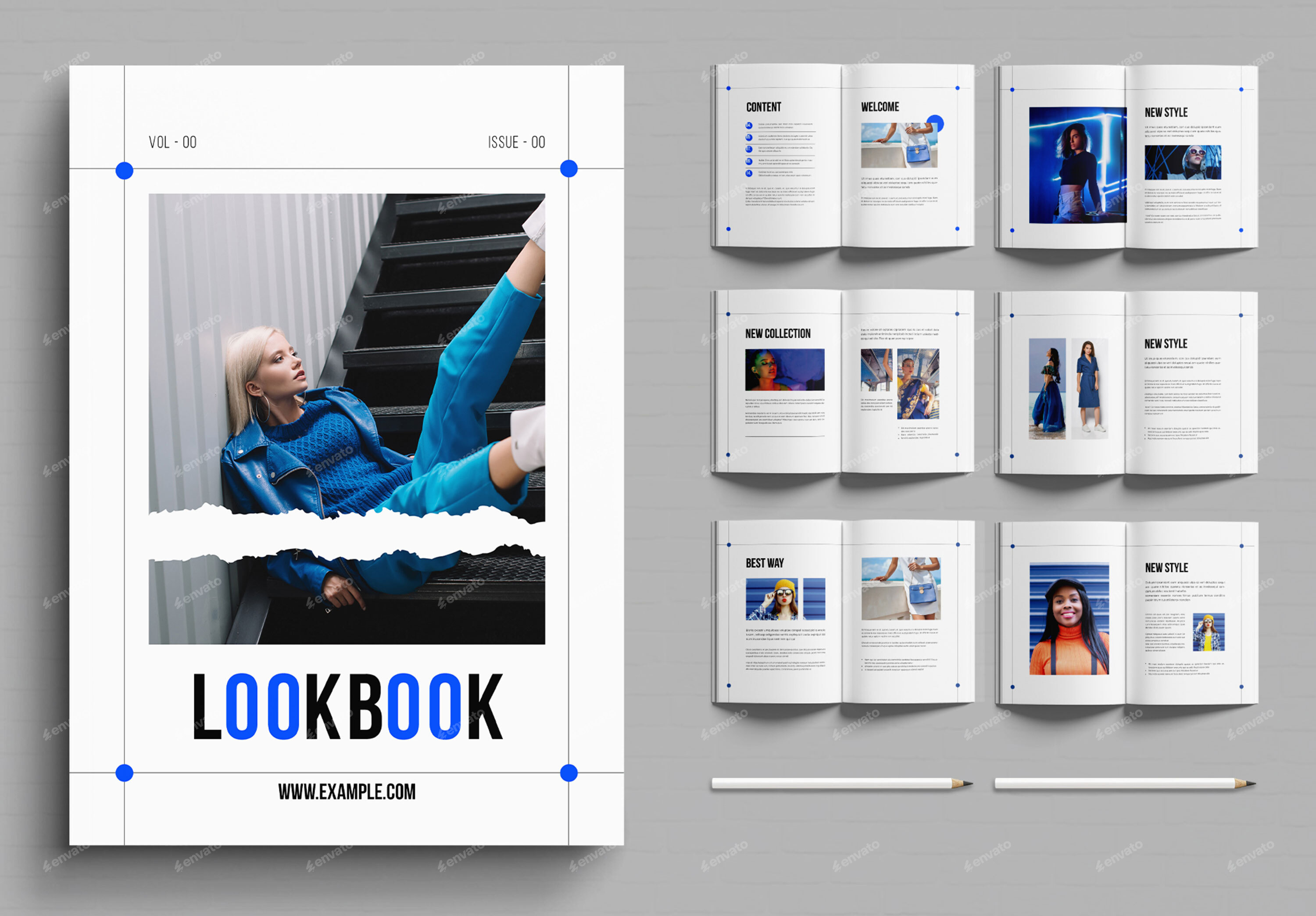 Fashion Look Book Layout, Print Templates | GraphicRiver