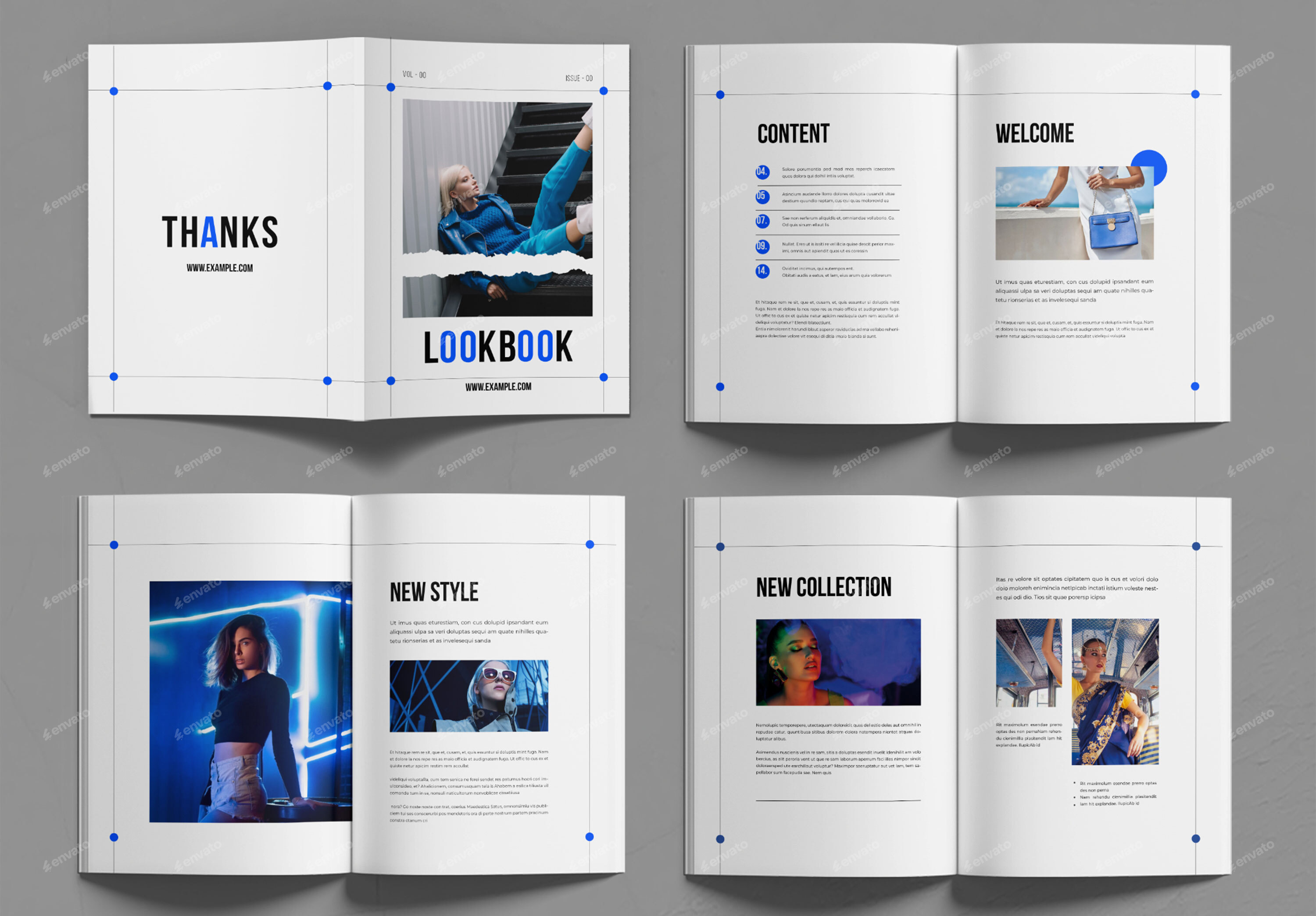 Fashion Look Book Layout, Print Templates | GraphicRiver