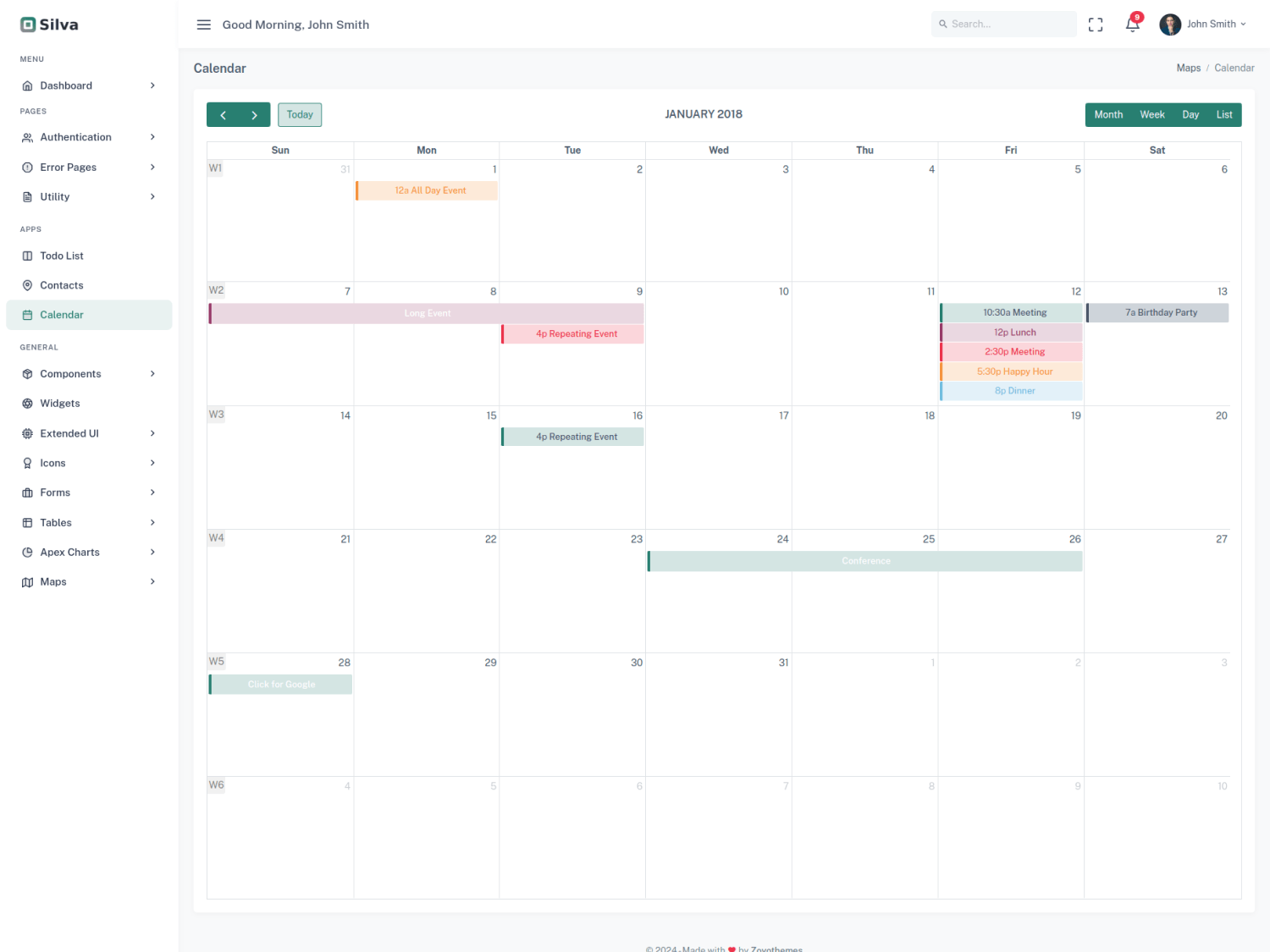 Silva - Bootstrap Admin & Dashboard UI Kit by Zoyo-Themes | CodeCanyon