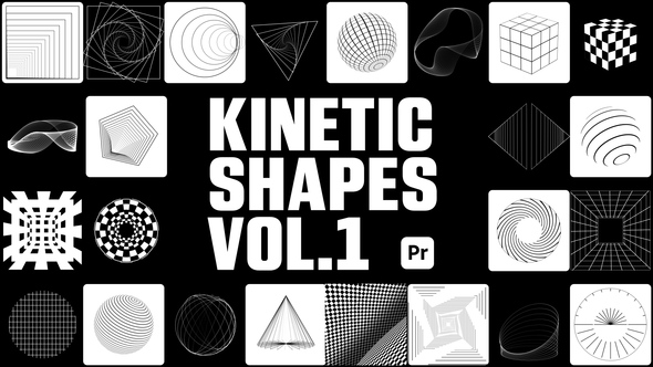 Kinetic Shapes 1 for Premiere Pro, Premiere Pro Templates | VideoHive