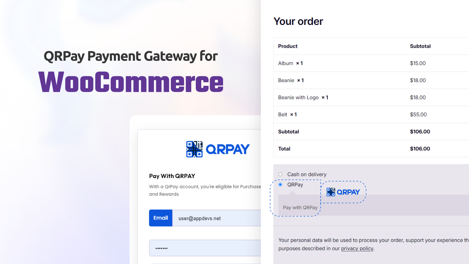 QRPay Payment Gateway for WooCommerce by AppDevsX | CodeCanyon