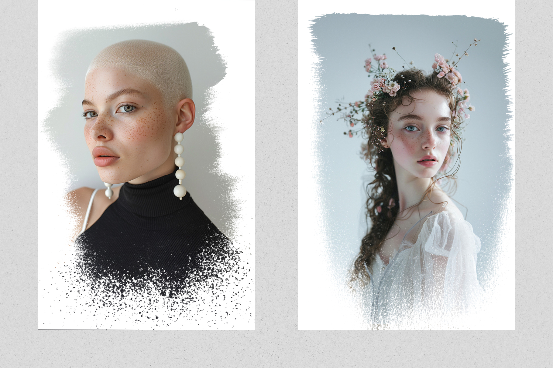 55 Spray Smudge Mask Effect Photo Overlays, Add-ons | GraphicRiver