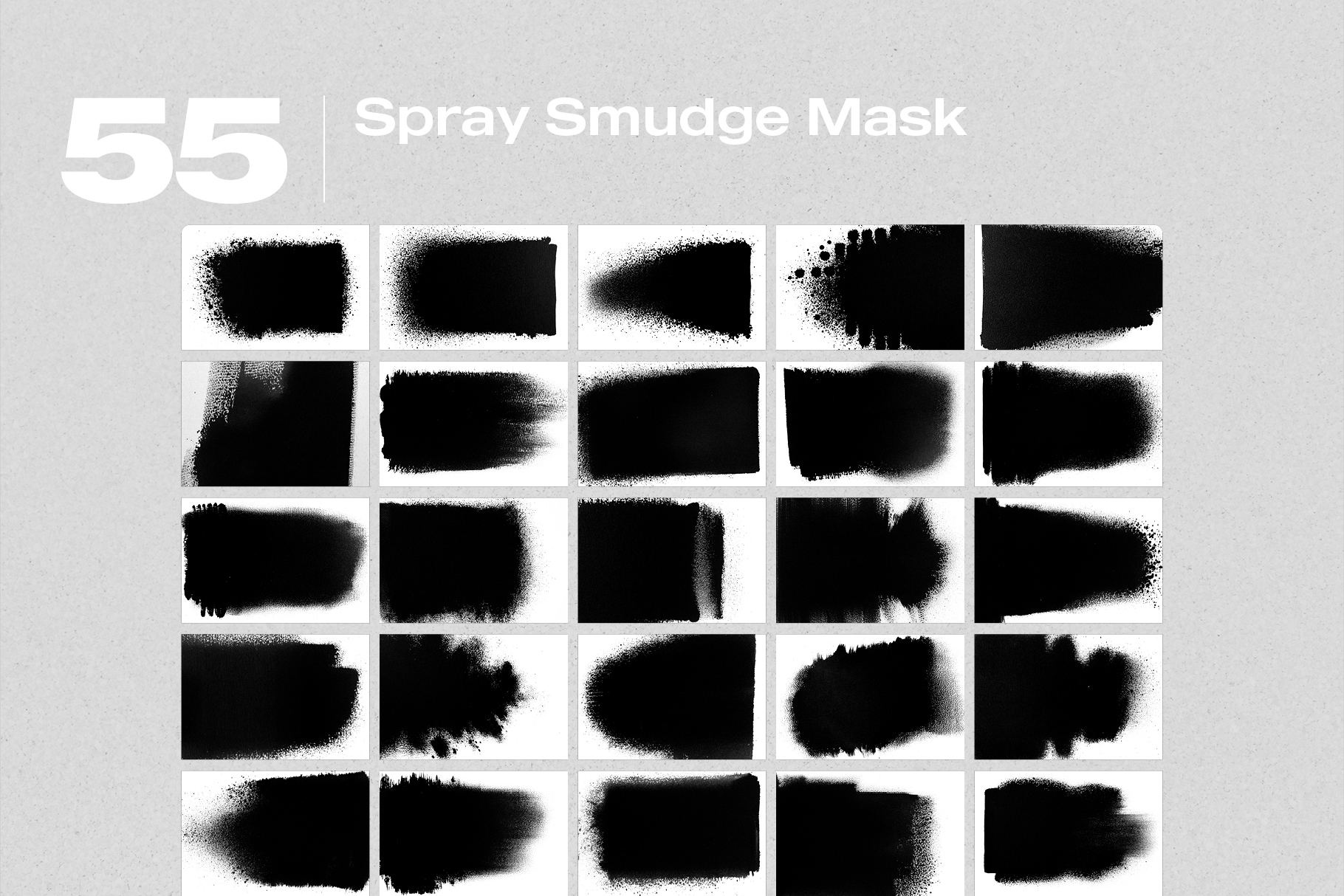 55 Spray Smudge Mask Effect Photo Overlays, Add-ons | GraphicRiver