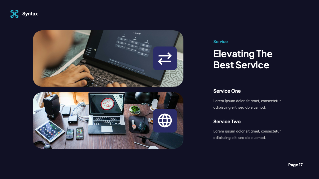 Syntax - Artificial Intelligence PowerPoint Template, Presentation ...