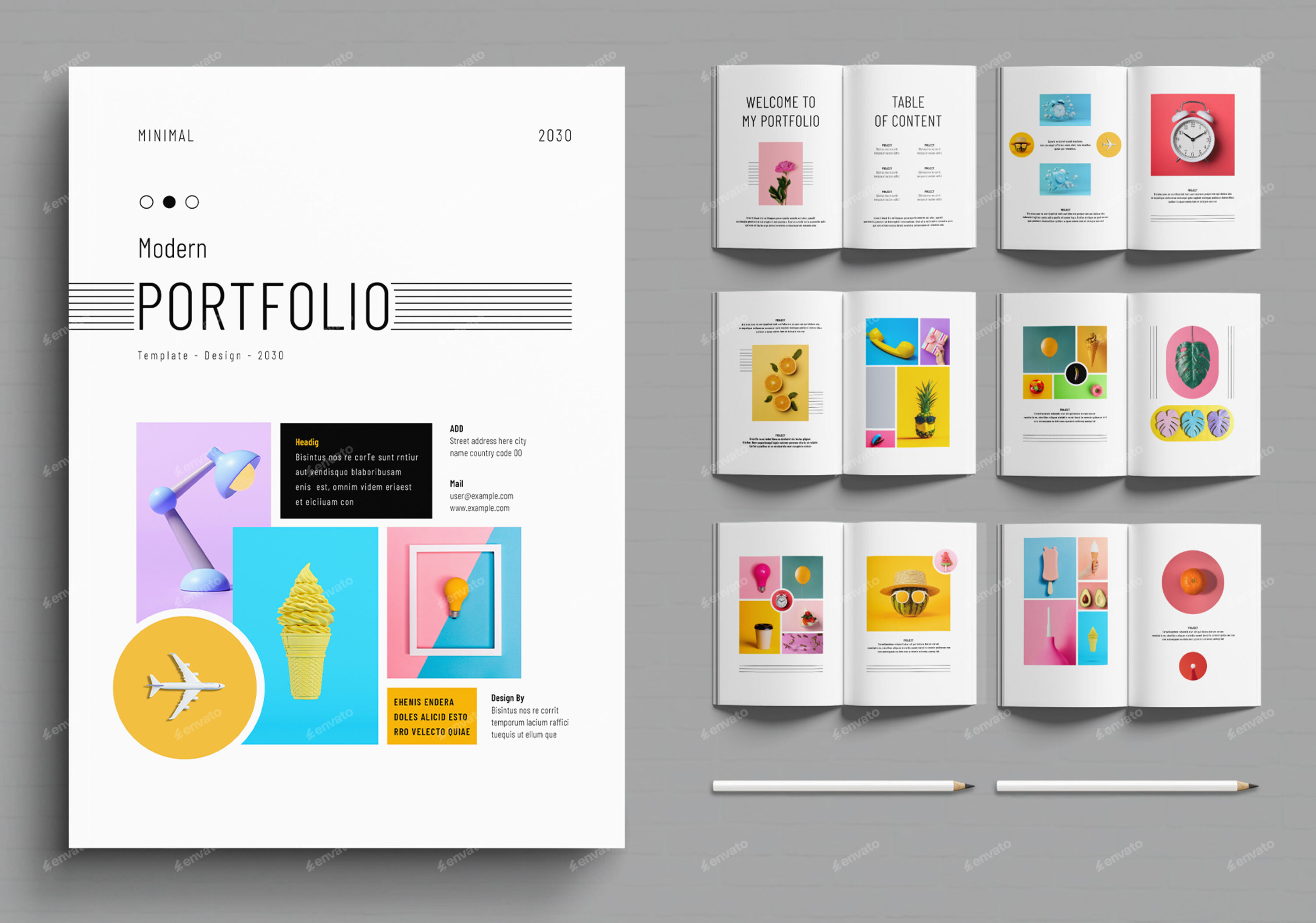 Portfolio Layout Design, Print Templates | GraphicRiver