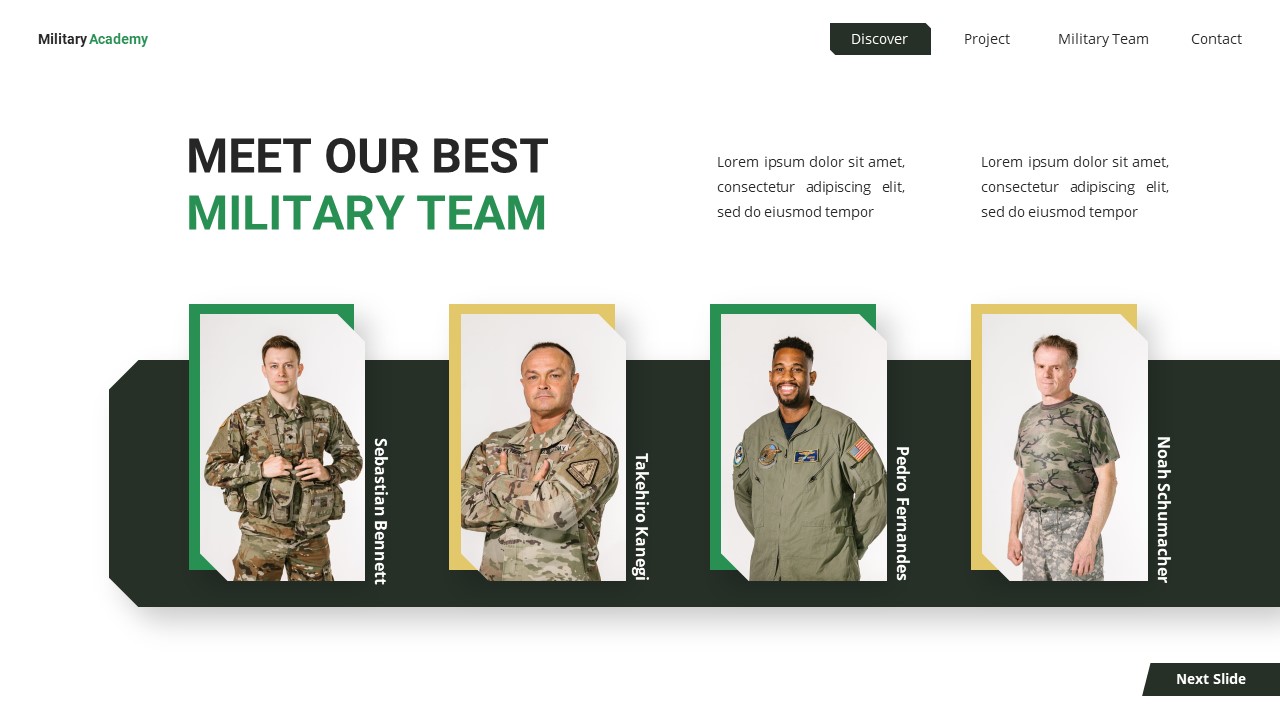 Military Academy - Military Powerpoint Templates, Presentation Templates
