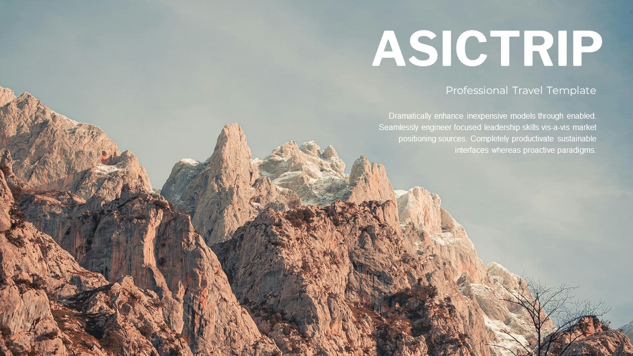Asictrip - Travel & Trip Presentation Template, Presentation Templates