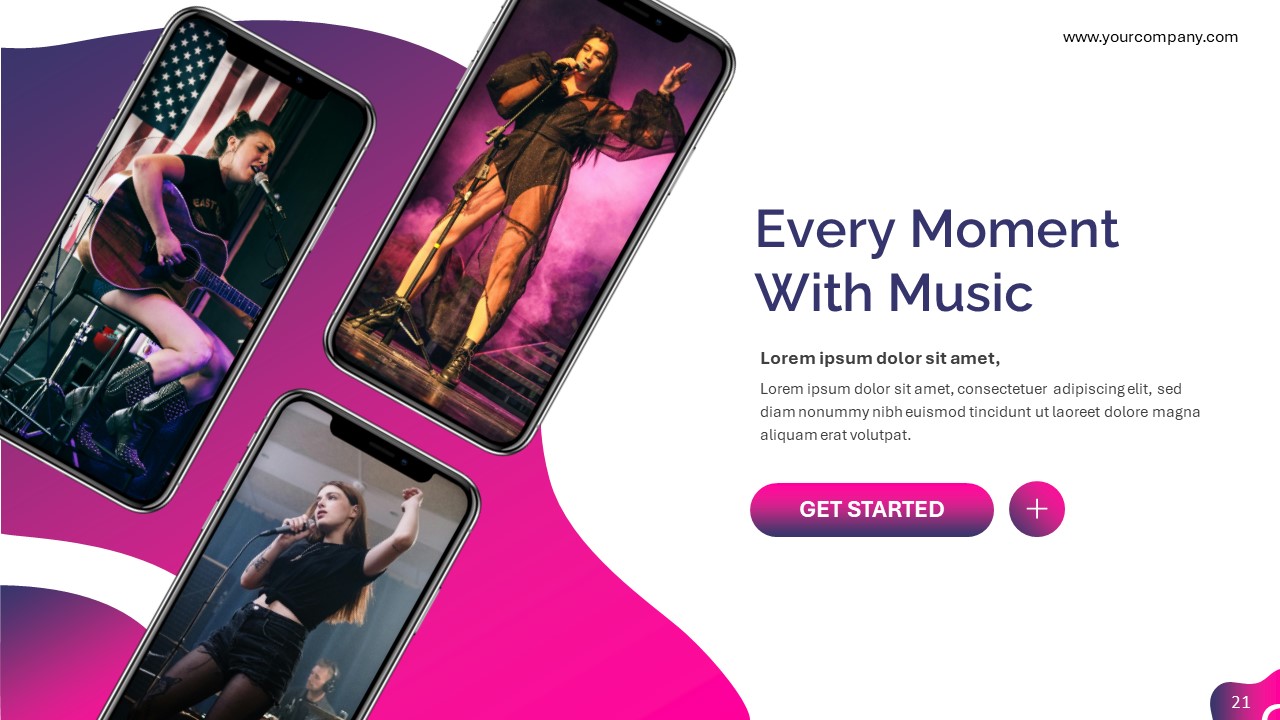 Saxymus - Music Concert Presentation Template, Presentation Templates