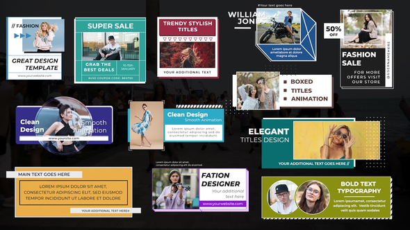 Boxed Lower Thirds, Premiere Pro Templates | VideoHive