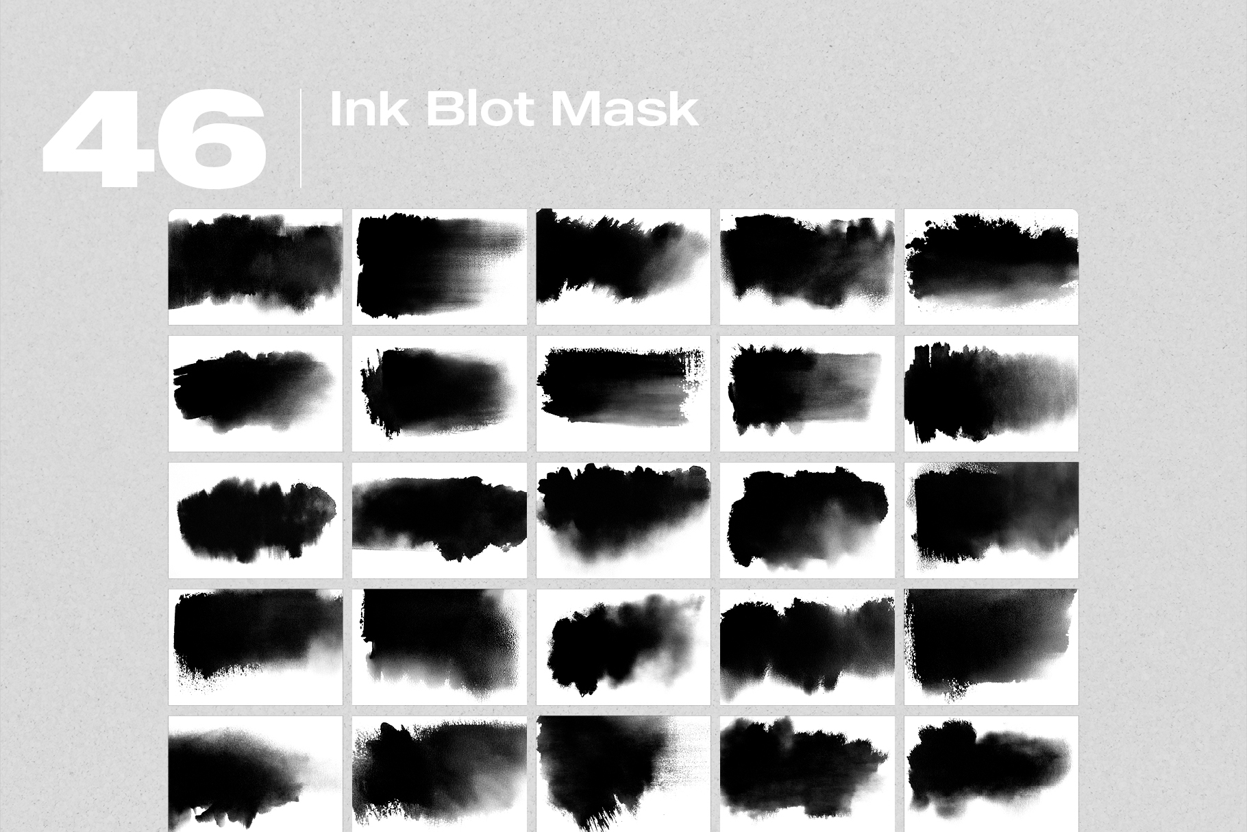 46 Ink Blot Mask Effect Photo Overlays, Add-ons | GraphicRiver
