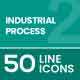 Industrial Process Line Icons, Icons | GraphicRiver