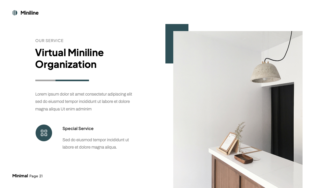 Miniline - Minimalist PowerPoint Template, Presentation Templates ...