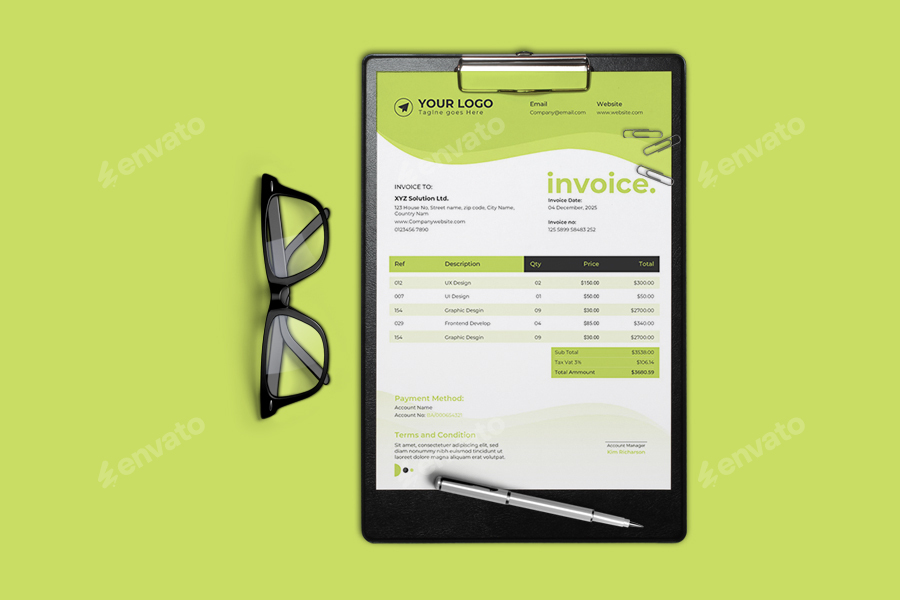Invoice, Print Templates | GraphicRiver
