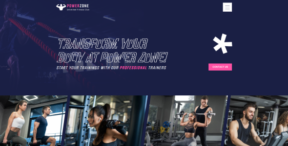 PowerZone - Fitness, Workout & Gym VueJS Template by DexignZone ...