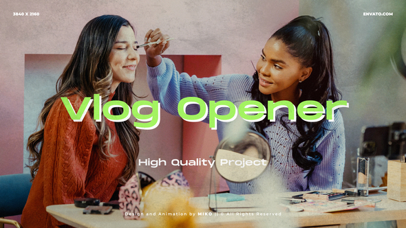 Vlog Opener, After Effects Project Files | VideoHive