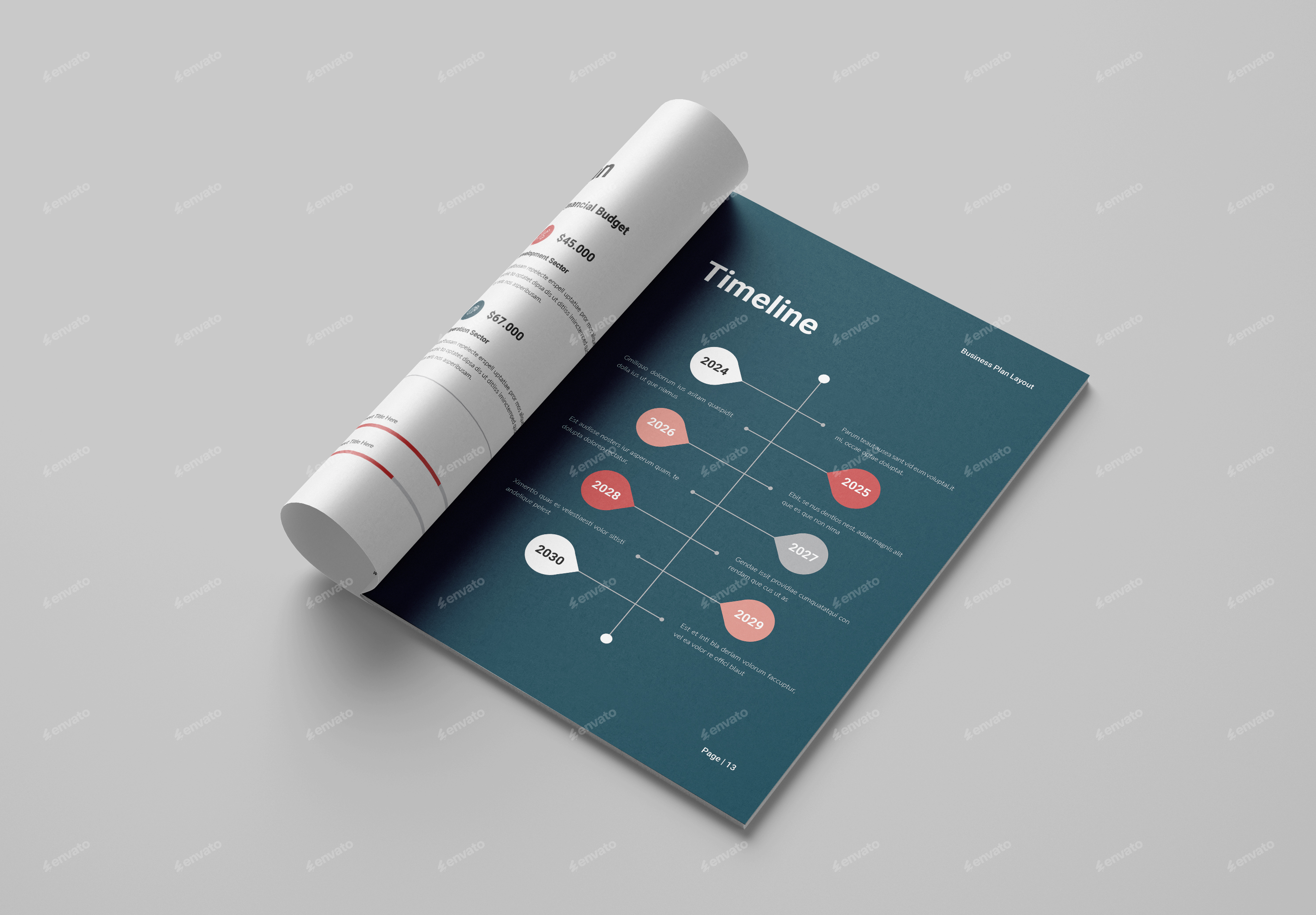 Business Plan Template, Print Templates | GraphicRiver