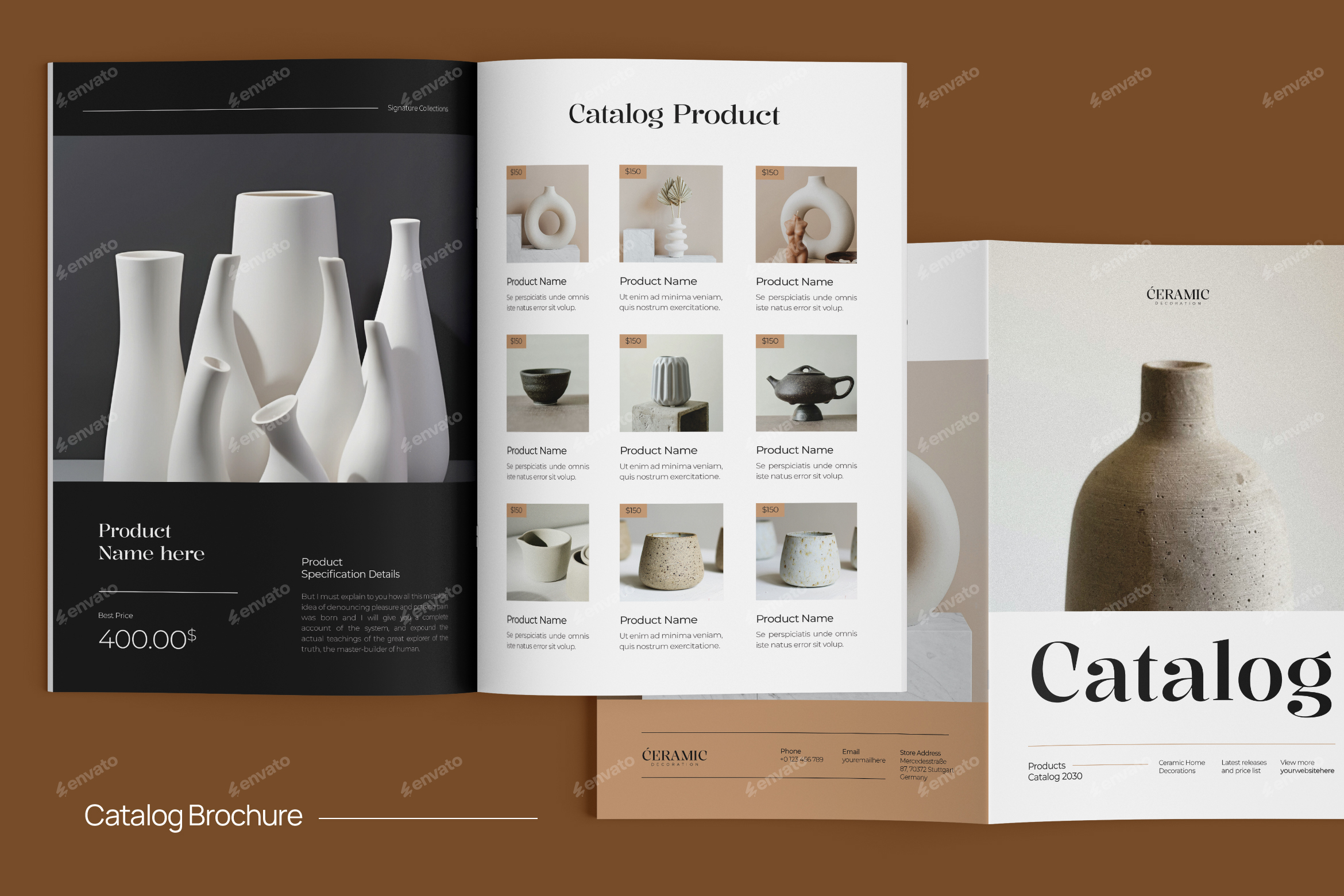 Catalog Brochure Template, Print Templates | GraphicRiver