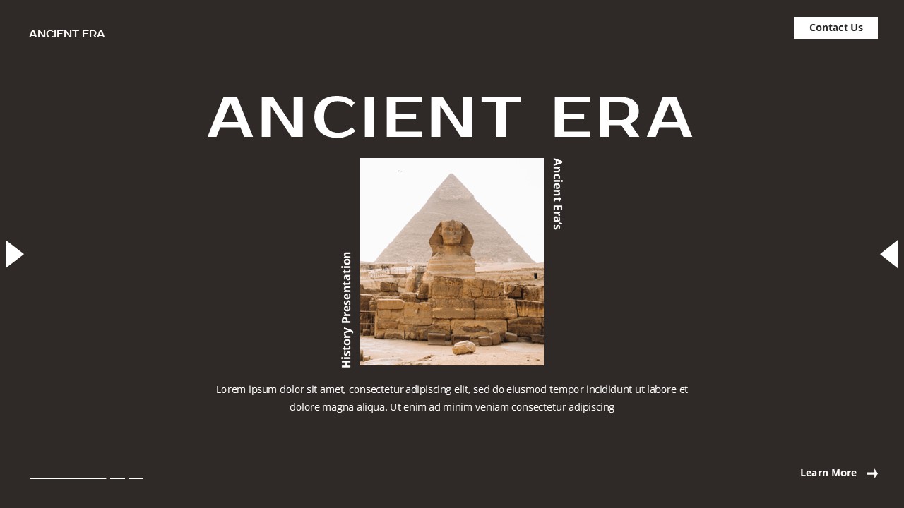 Ancient Era - History Google Slide Templates, Presentation Templates