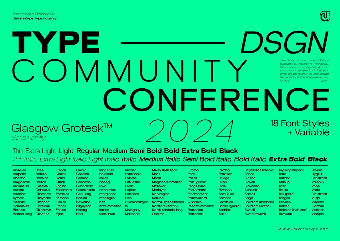 UT Glasgow Grotesk - A modern Grotesk Family Font, Fonts | GraphicRiver