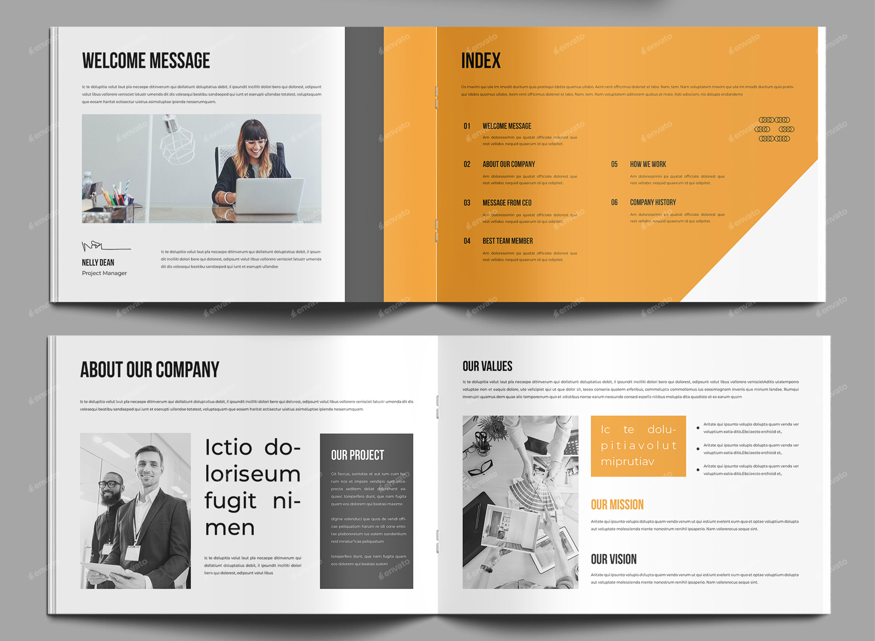 Business Plan Brochure Design Layout, Print Templates | GraphicRiver