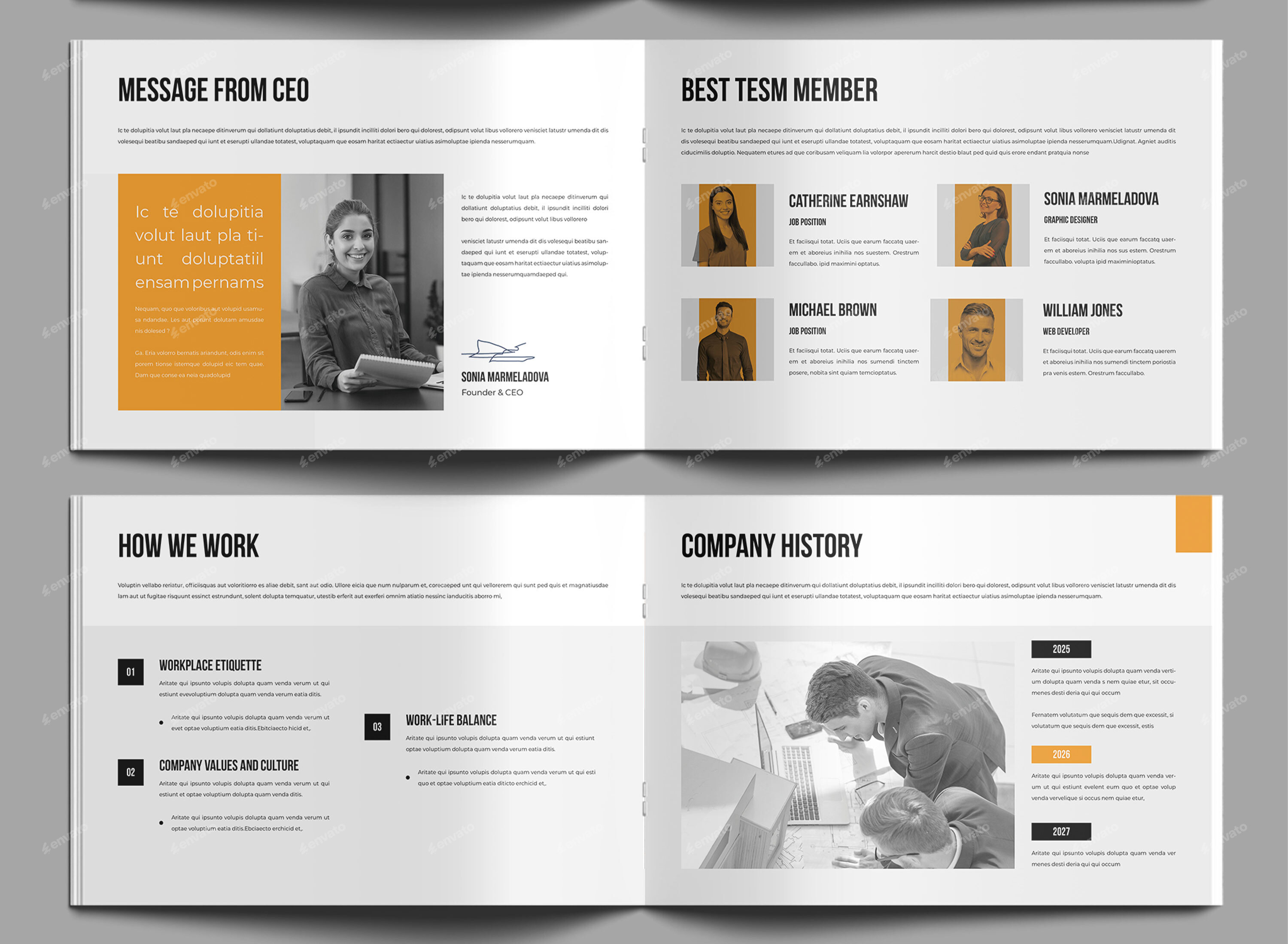 Business Plan Brochure Design Layout, Print Templates | GraphicRiver