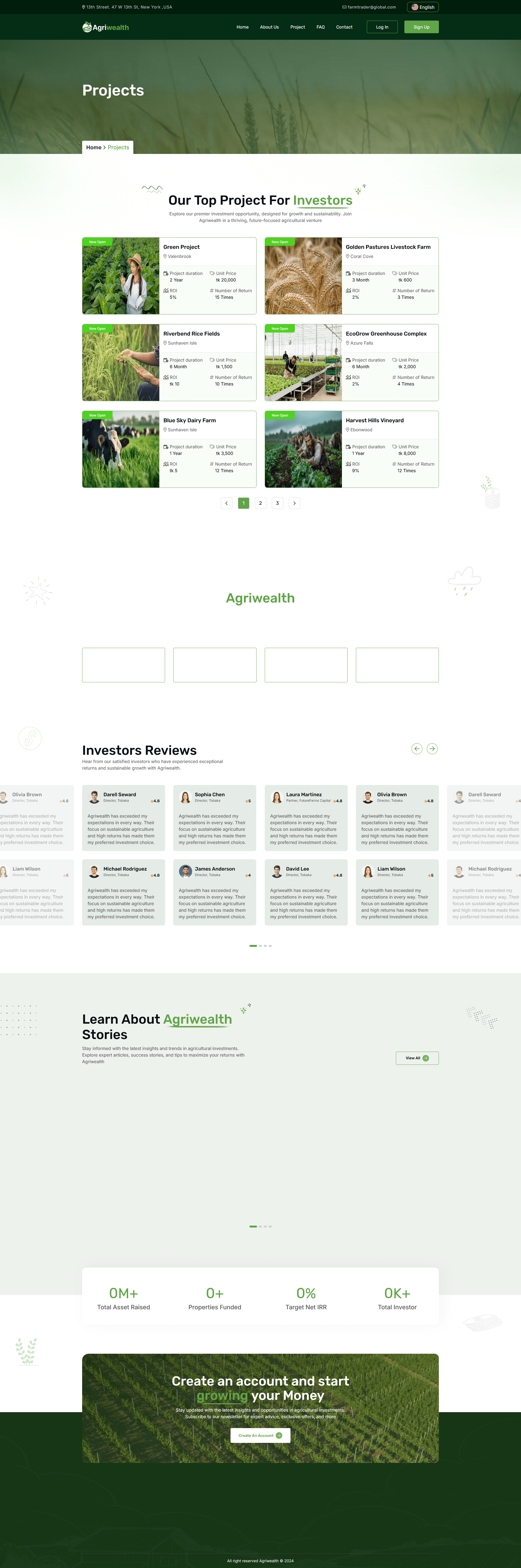 AgriWealth - Agricultural HYIP Investment and Ecommerce Solution by bug-finder