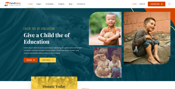 Fundzone Crowdfunding And Charity Aspnet Core Mvc Template By Dexignzone