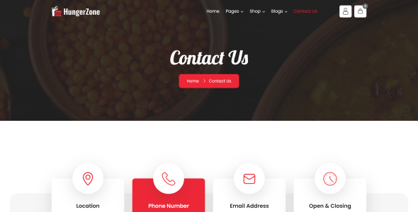 HungerZone - Fast Food And Restaurant ASP.NET Core & MVC Bootstrap ...