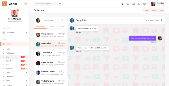 Zenix Aspnet Core And Mvc Bootstrap Admin Template By Dexignzone Themeforest