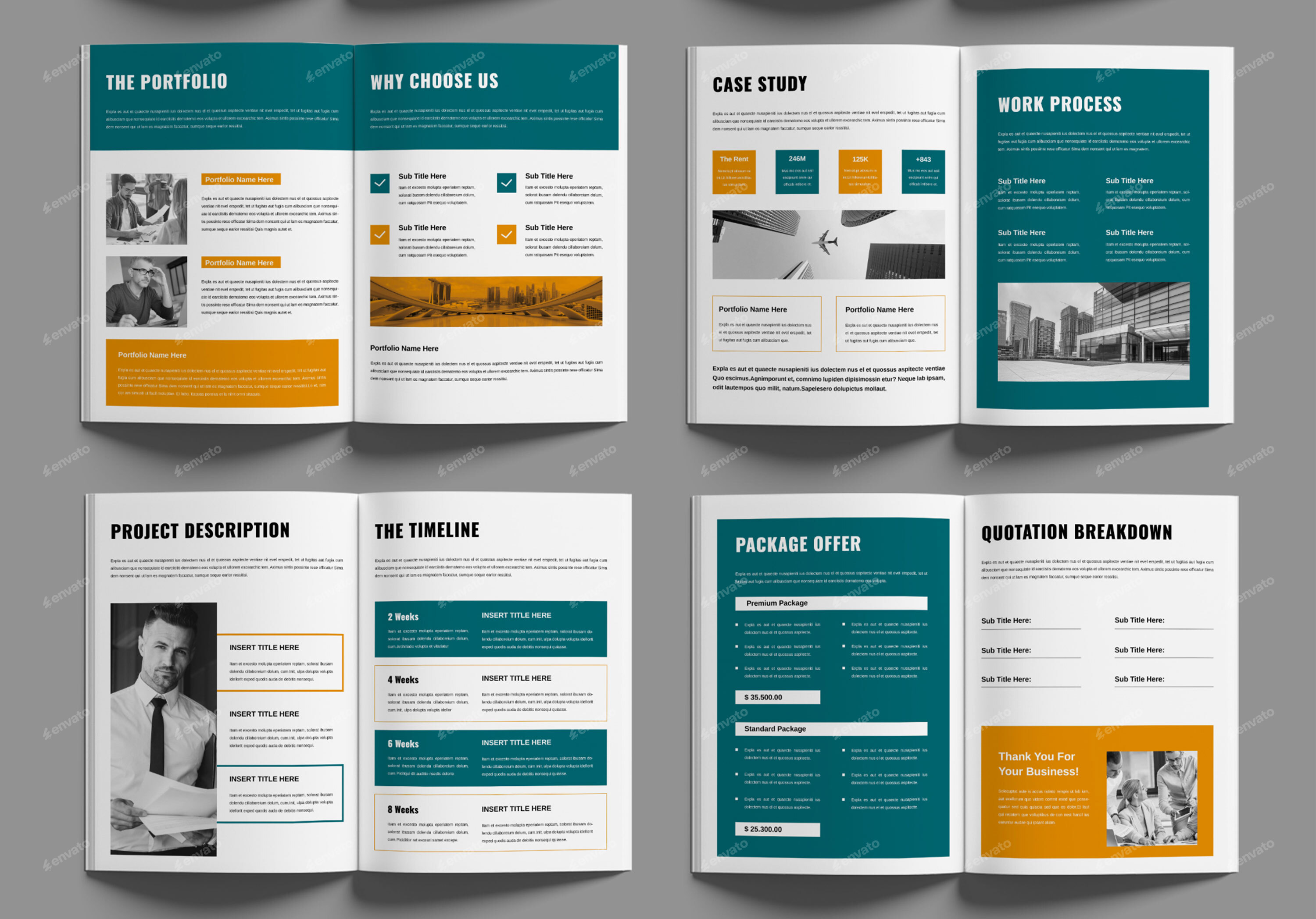 Project Proposal Template Design Layout, Print Templates | GraphicRiver