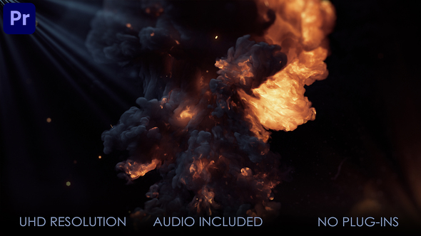 Explosion Logo Intro for Premiere Pro, Premiere Pro Templates | VideoHive